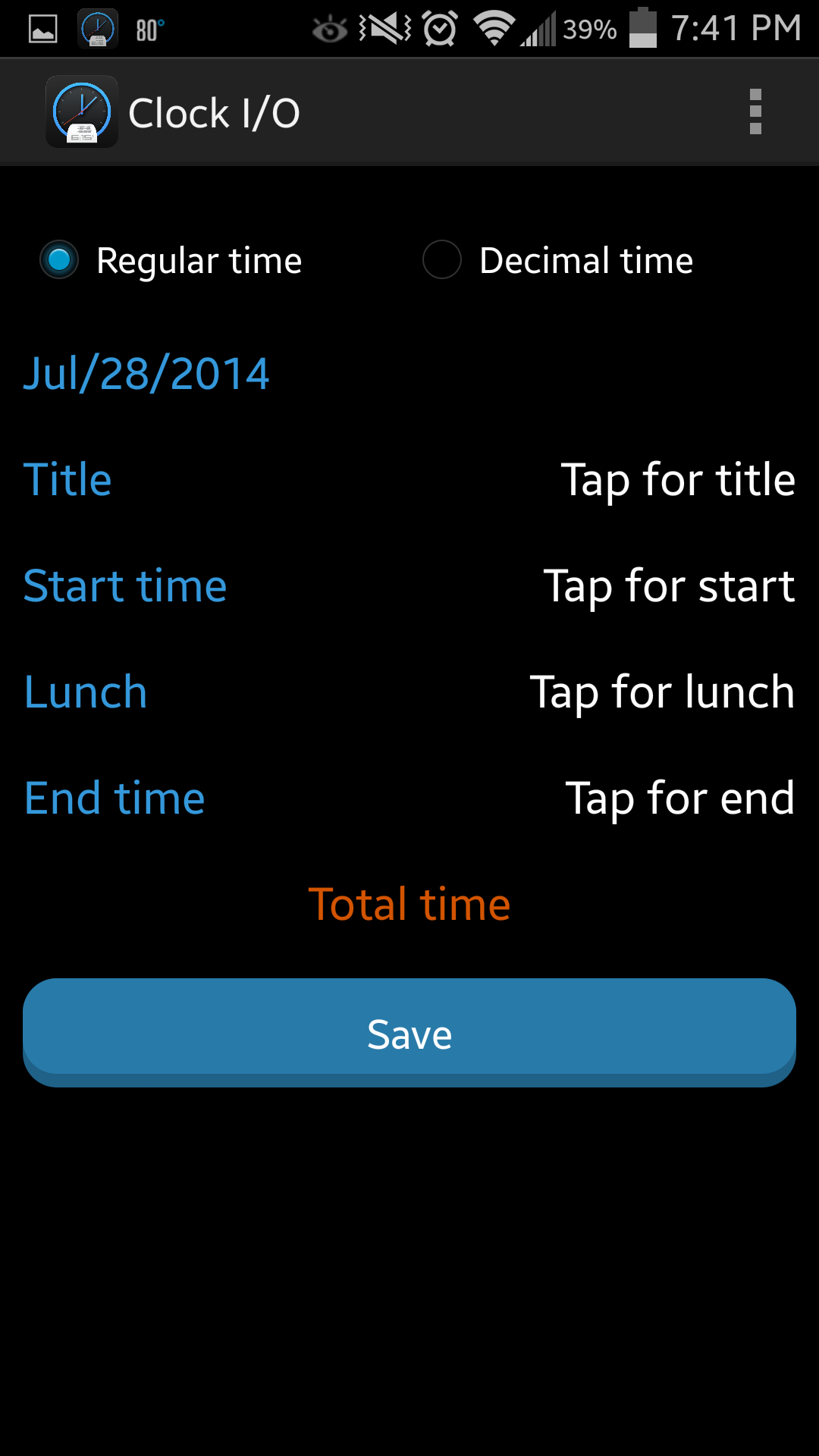Clock I/O - App on Amazon Appstore