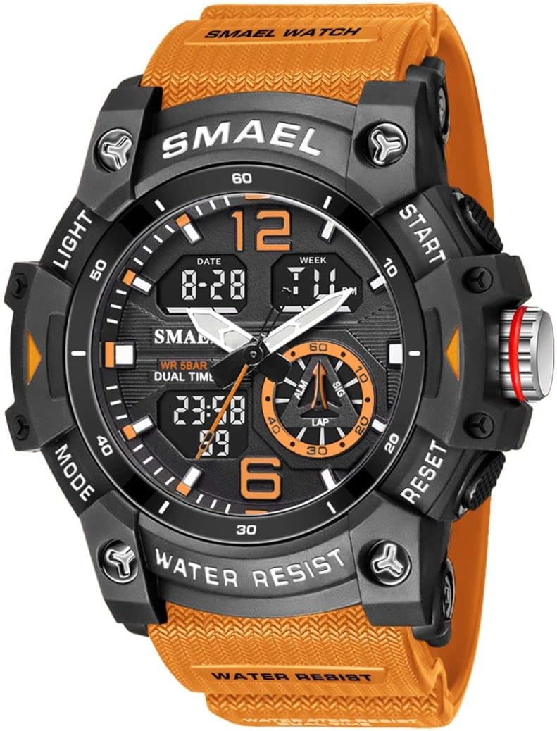 aswan watch Montre Digitale Homme avec Chronomètre, Eclairage, Alarme ...