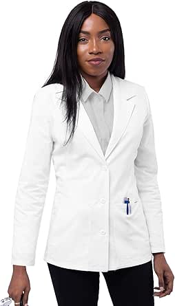 Amazon.com: Adar Universal Lab Coats for Women - Tailored 28 ...