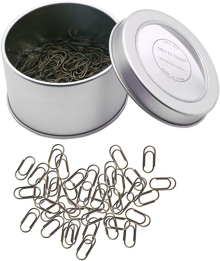 Amazon.com : NX Garden 200 PCS 36mm Stainless Steel Triangle Paper Clip ...