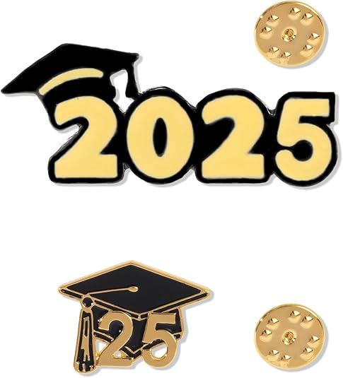 Amazon.com: APLUSWER Graduation Cap Brooch 2025 Pins Class Of 2025 ...