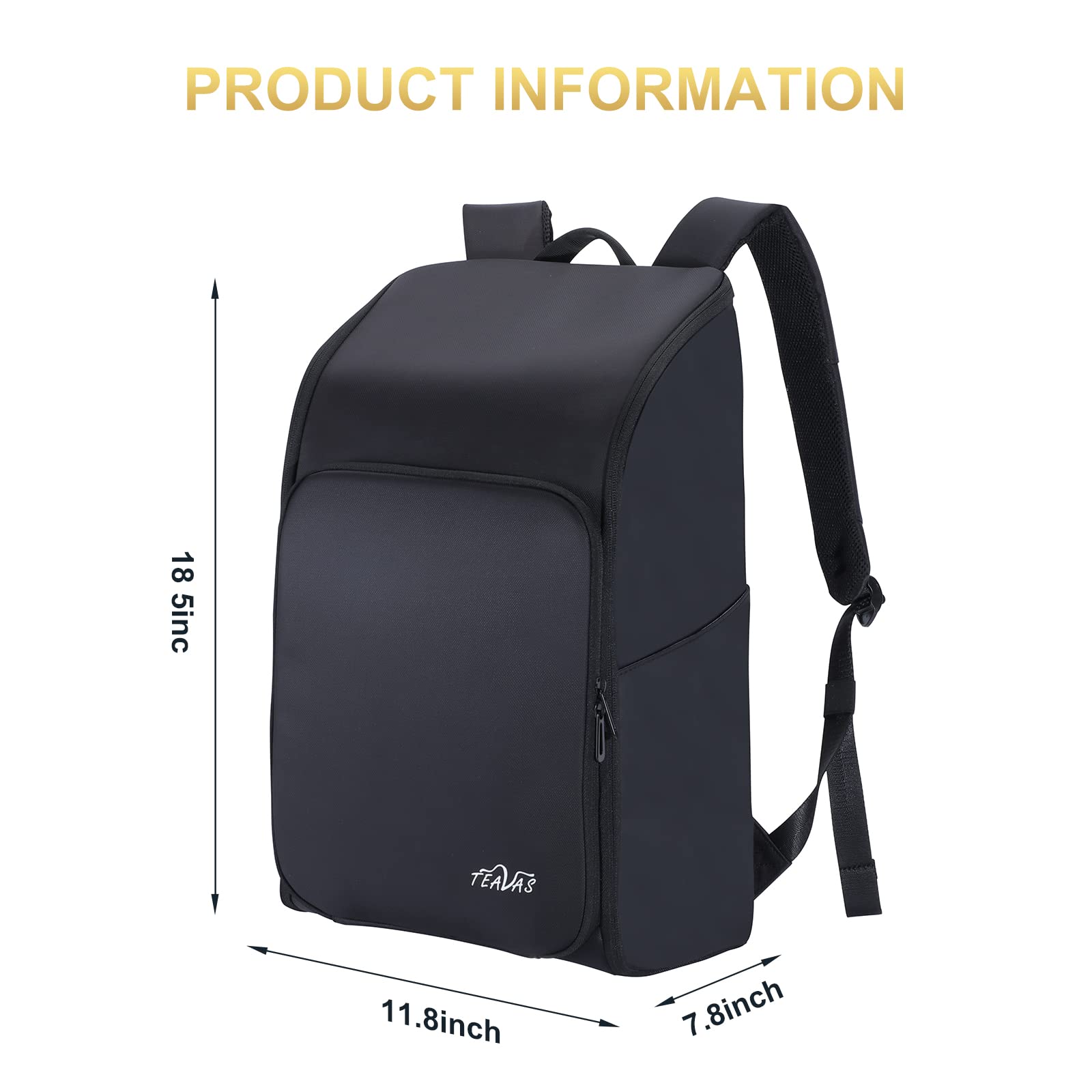 TEAVAS Large Bartender Bag- 16 Inch Portable Bar Bag Backpack, Travel ...