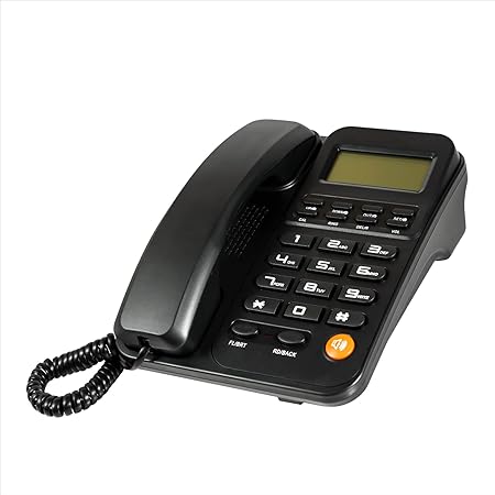 Amazon.com : Landline Telephone, Home Hotel Wired Desktop Wall Phone ...