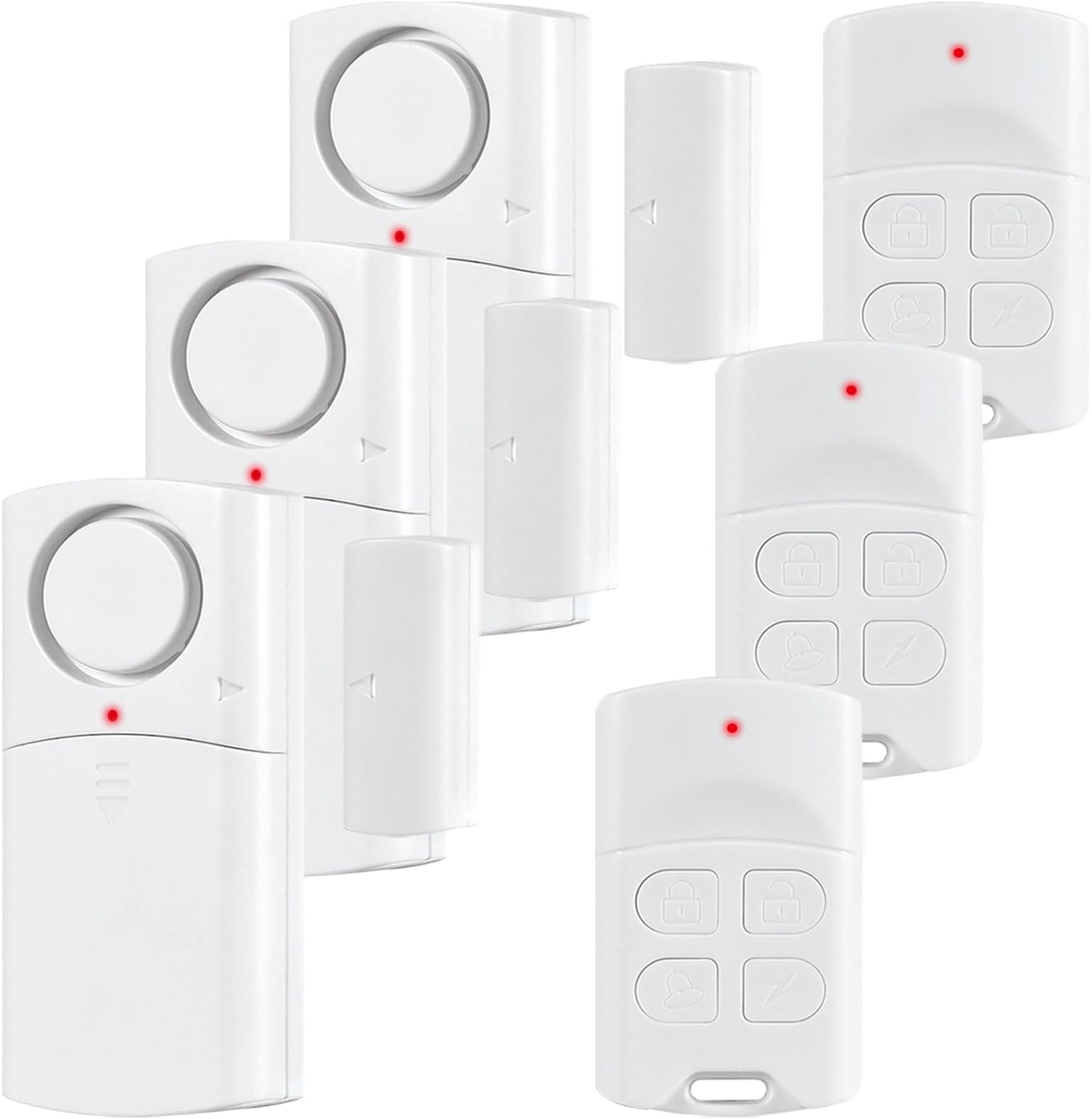 Amazon.com: Hiistar Wireless Entry Home Door Window Burglar Alarm ...