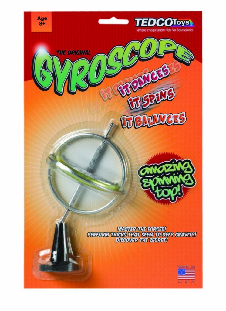 Tedco The Original Gyroscope-Amazing Spinning Top! It Dances, It Spins ...