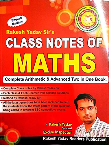 Amazon.in: Buy CLASS NOTES OF MATHS Book Online at Low Prices in India ...
