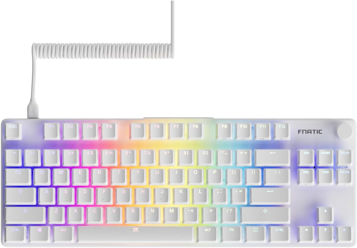 Fnatic STREAK65 - Compact RGB Gaming Mechanical Keyboard Linear ...