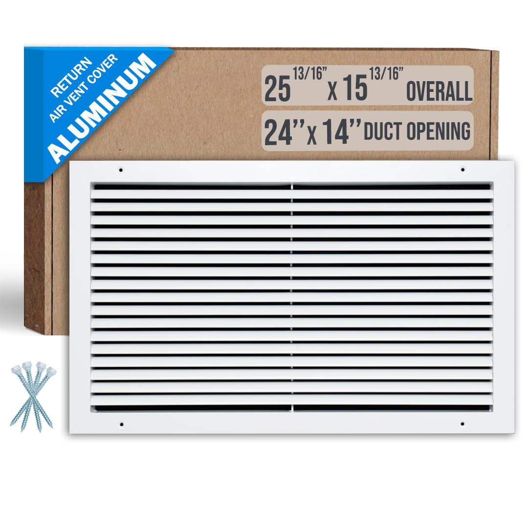 Fits 24x14 Duct Opening | Aluminum Return Air Grille by Handua | Vent ...