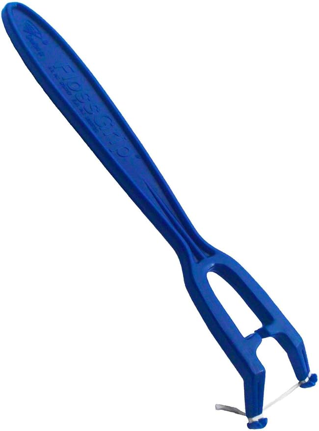 Porte-fil dentaire FlossGrip (bleu) : Amazon.fr: Hygiène et Santé