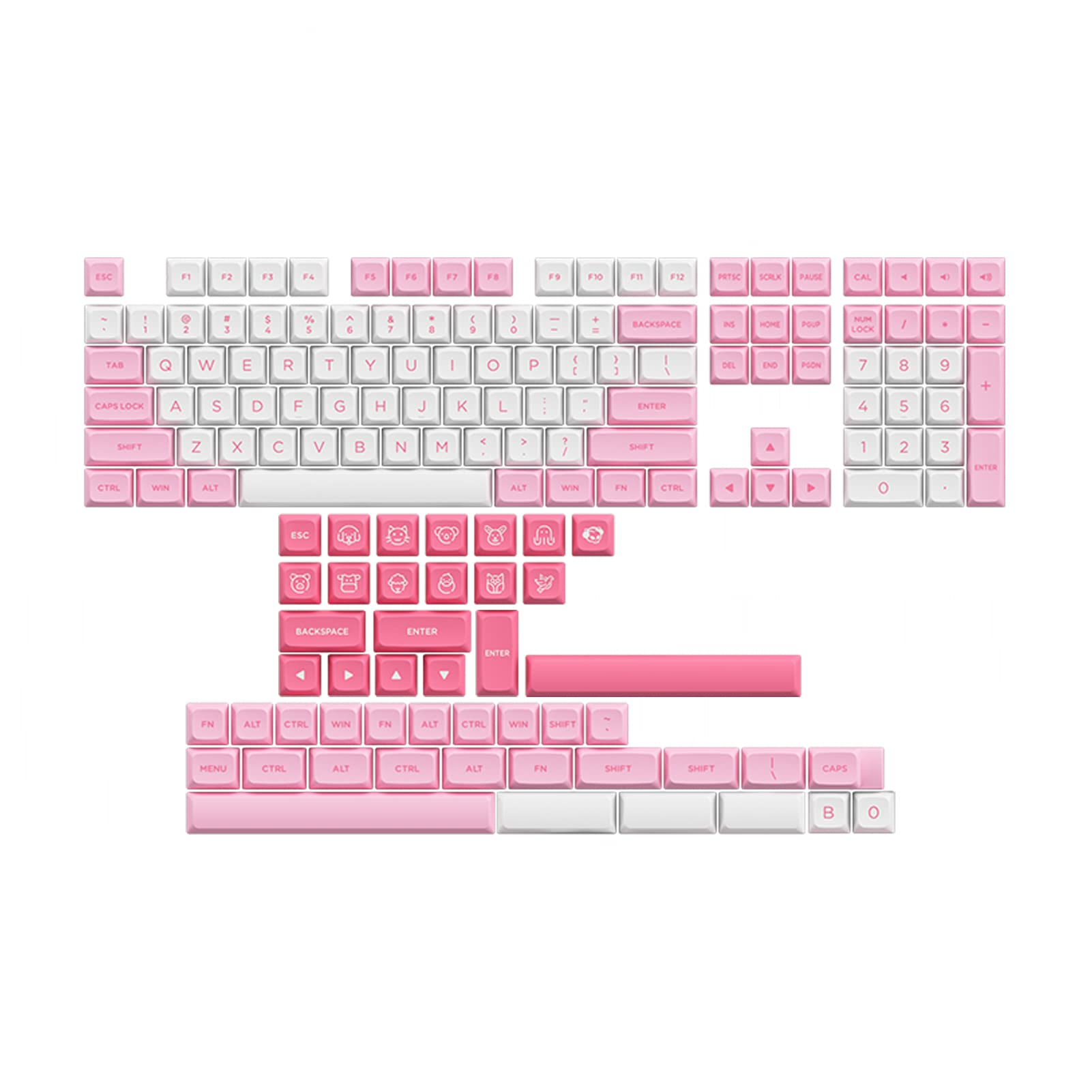 Akko Prunus Lannesiana Keycap Set 155 Key Asa Low Profile | Desertcart OMAN