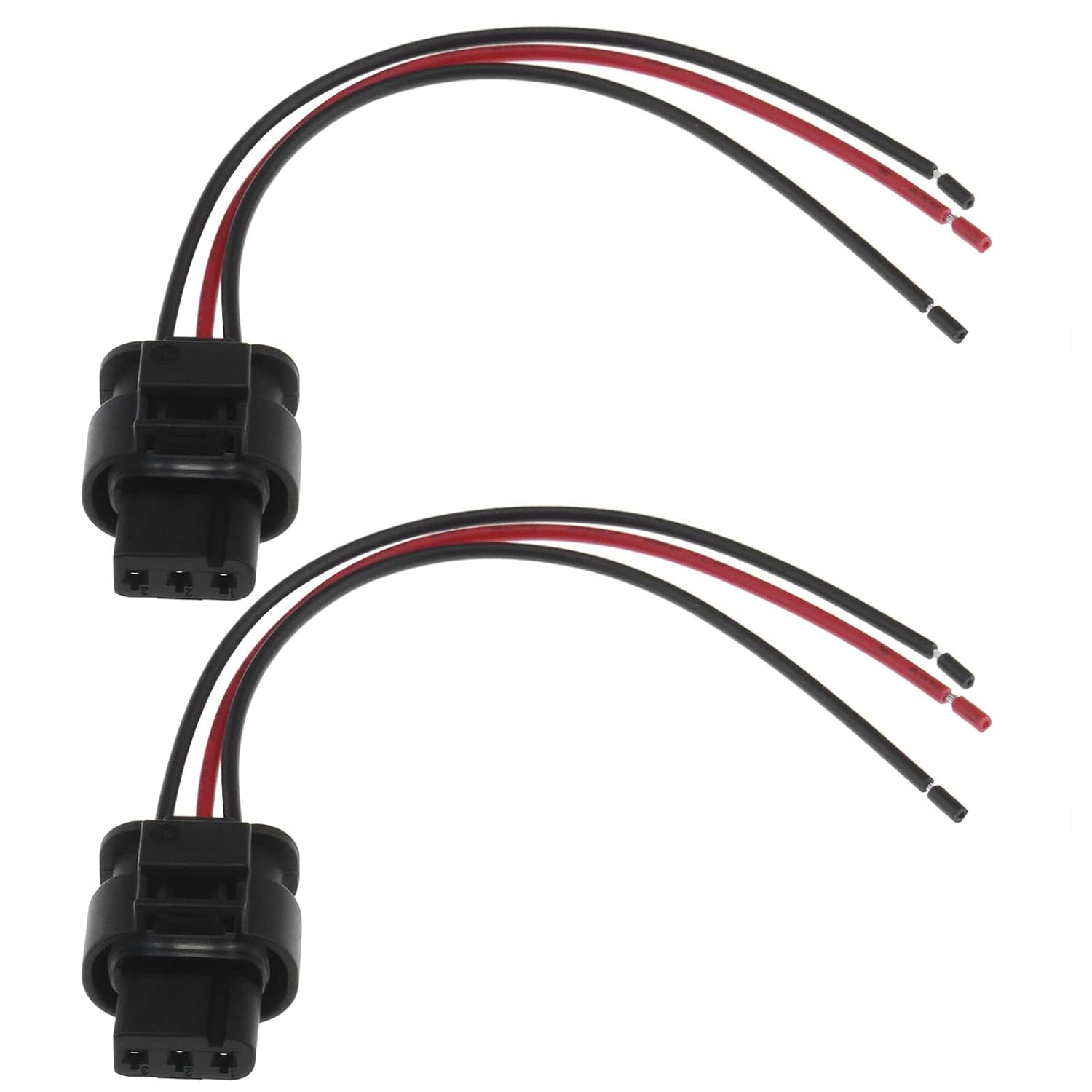 Amazon.com: ECSiNG 2Pcs 3 Pin Car PDC Sensor Cable Plug Harness ...