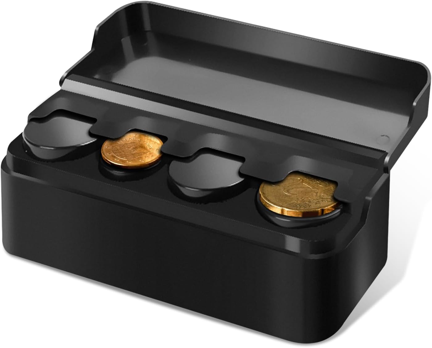 Amazon.com: PACLVIO Coin Holder for Car, Portable Mini Change Storage ...