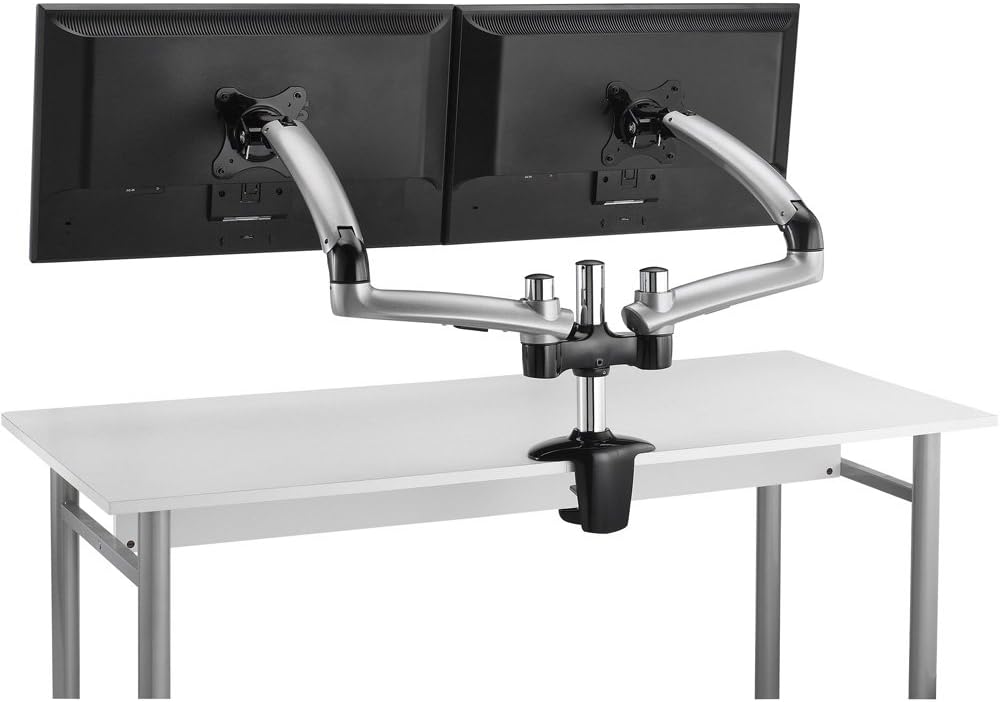 Amazon.com: Ergotech Freedom Dual Arm Mount for PC - Silver (FDM-PC-S02 ...