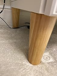 8 inch / 20cm Wooden Furniture Legs, La Vane Set of 4 Solid Wood ...