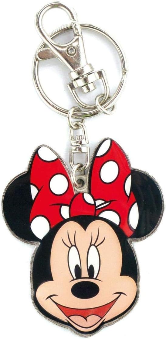 Amazon.com: Disney Minnie Two Sided Colored Pewter Key Ring : Monogram ...