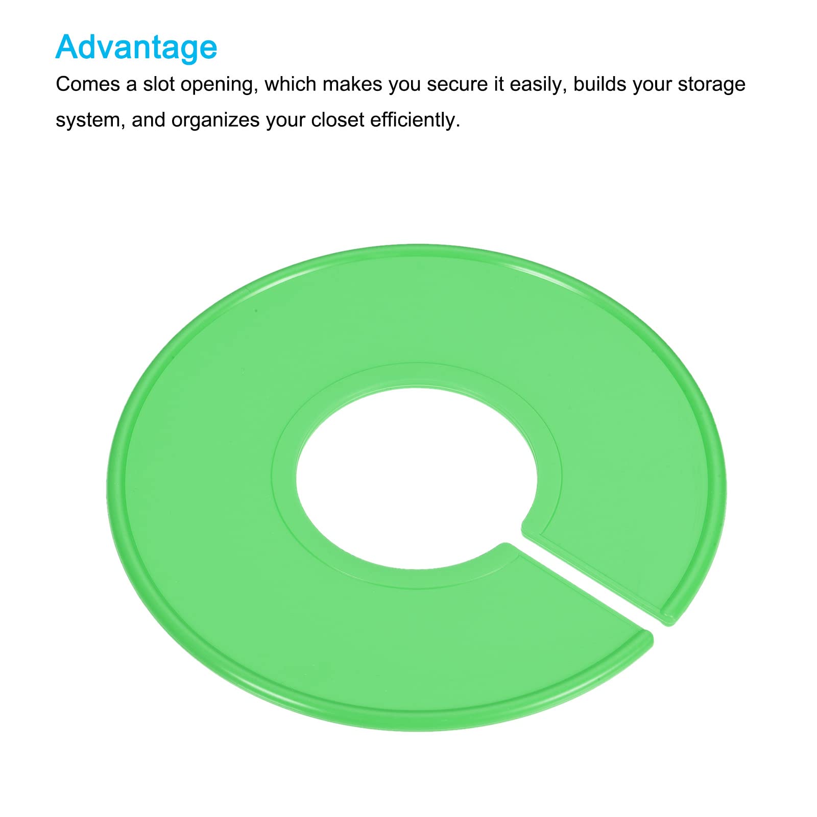 PATIKIL Clothes Dividers 20 Pack Blank Clothing Rack Size Sorting ...