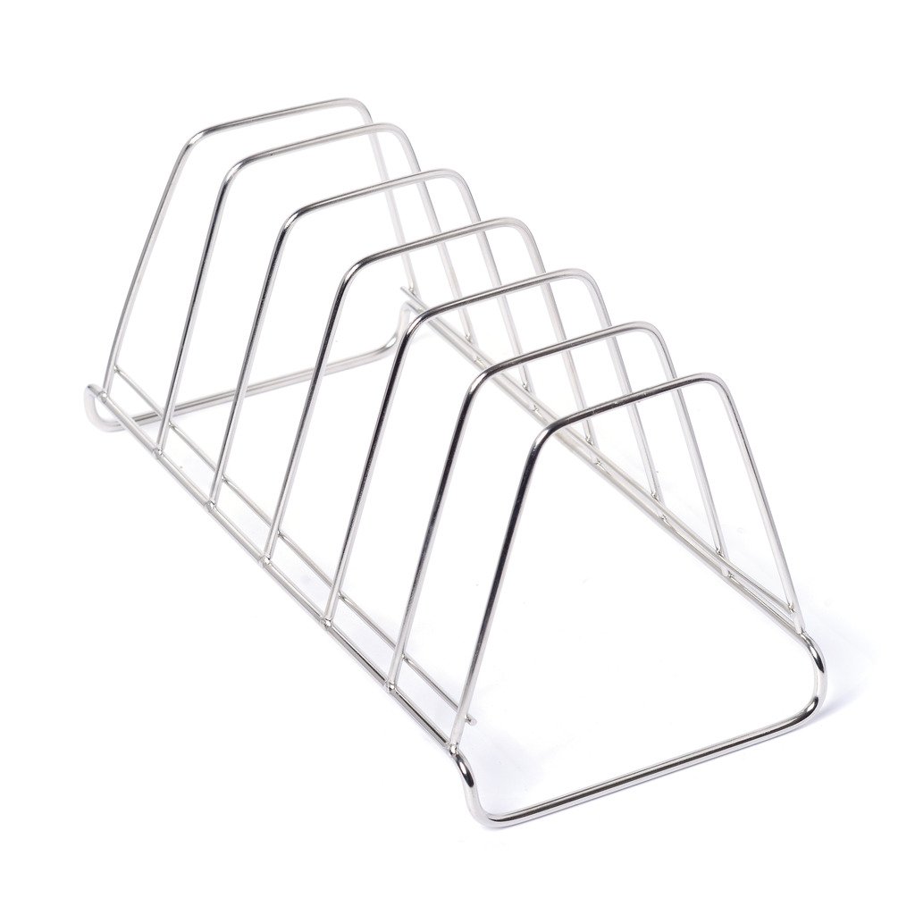 Buy Embassy Stainless Steel Square Plate Rack/Stand, 1-Piece, Size - 6 ...