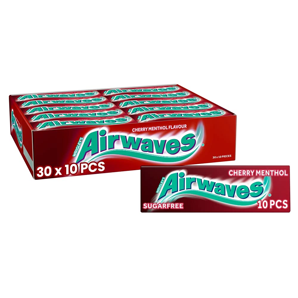 Wrigley Airwaves Cherry Menthol, 30er Pack, (30 x 10 Dragees) : Amazon.de: Küche, Haushalt & Wohnen