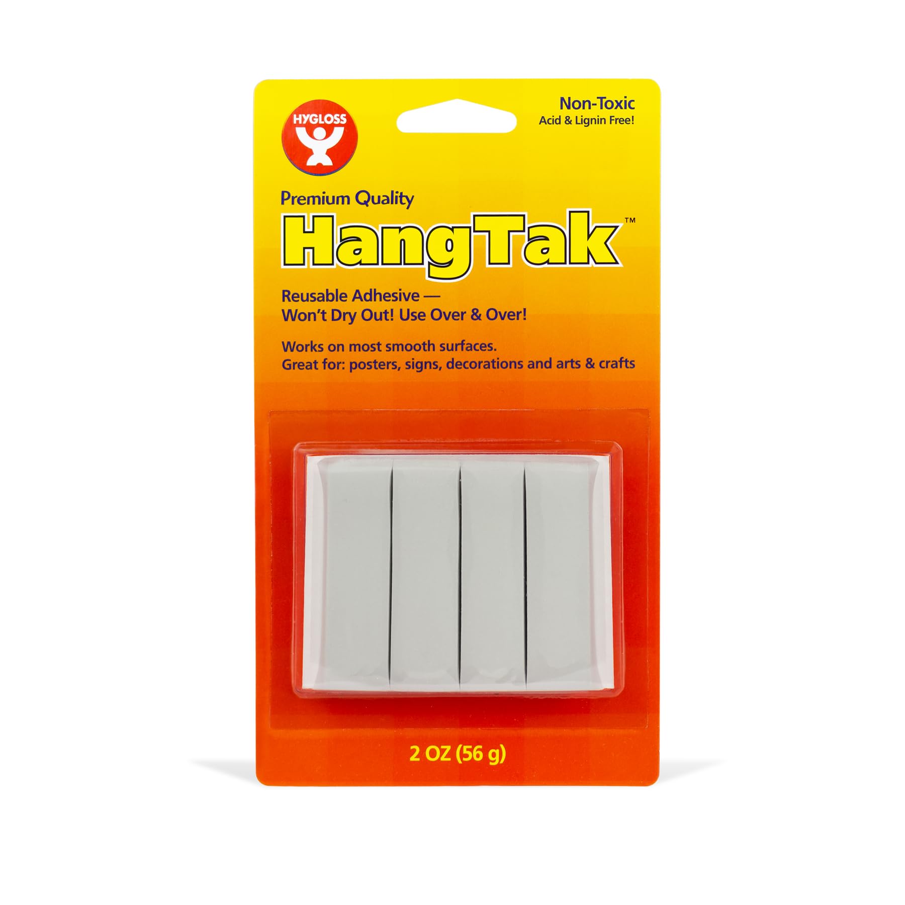 Snapklik.com : Hygloss White HangTak Putty - 48-Pack Removable ...