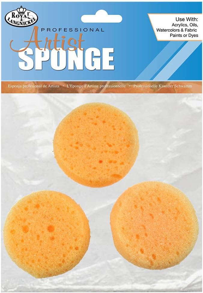 Amazon.com: FolkArt Synthetic Sponge Set, Small, Brown : Everything Else