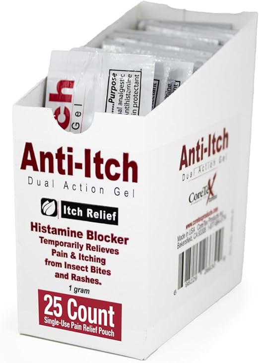 Amazon.com: CoreTex Anti-Itch Dual Action Gel Packets - Pack of 25 ...
