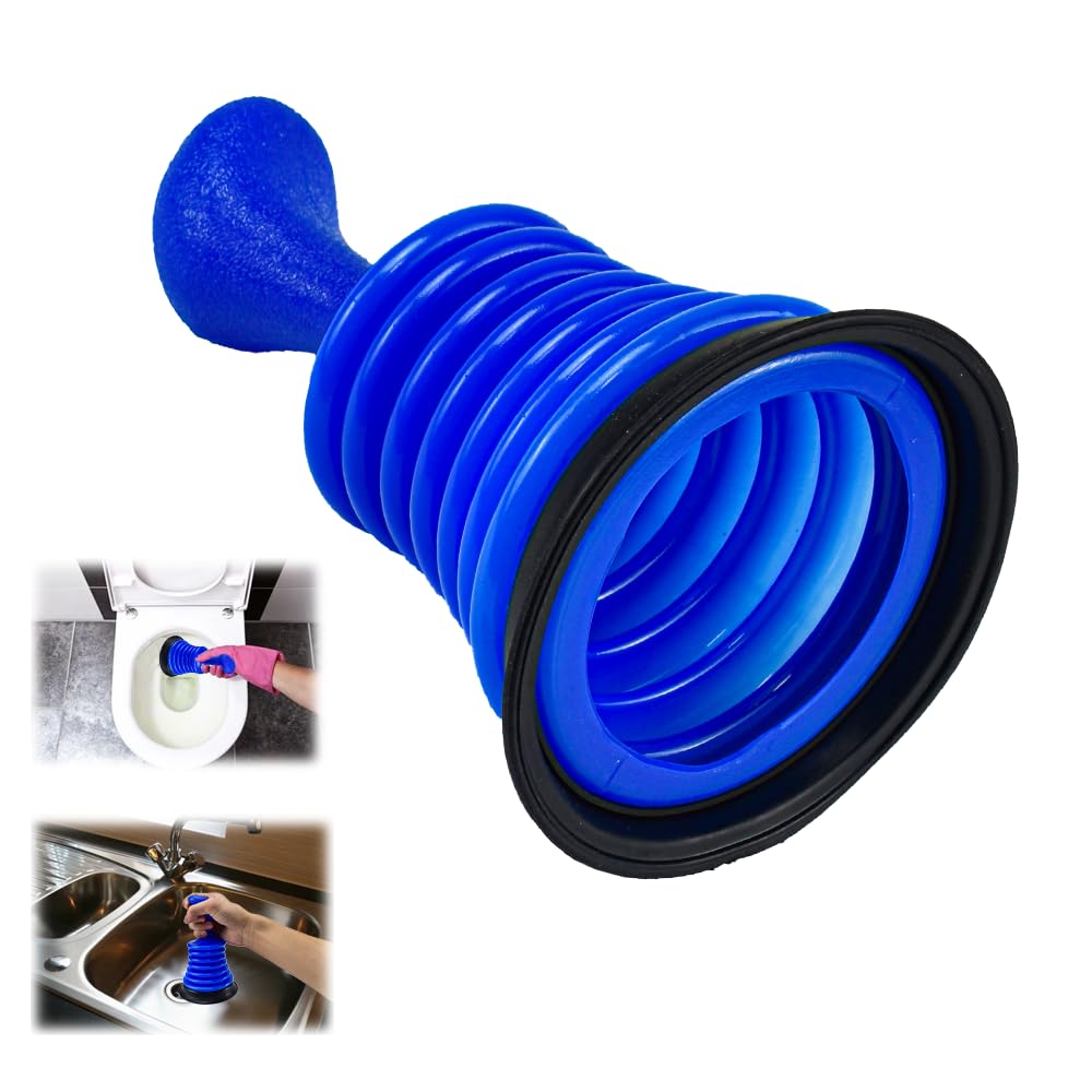 ADERTOS Sink and Drain Plunger Powerful Plunger Industrial Suction Bell ...
