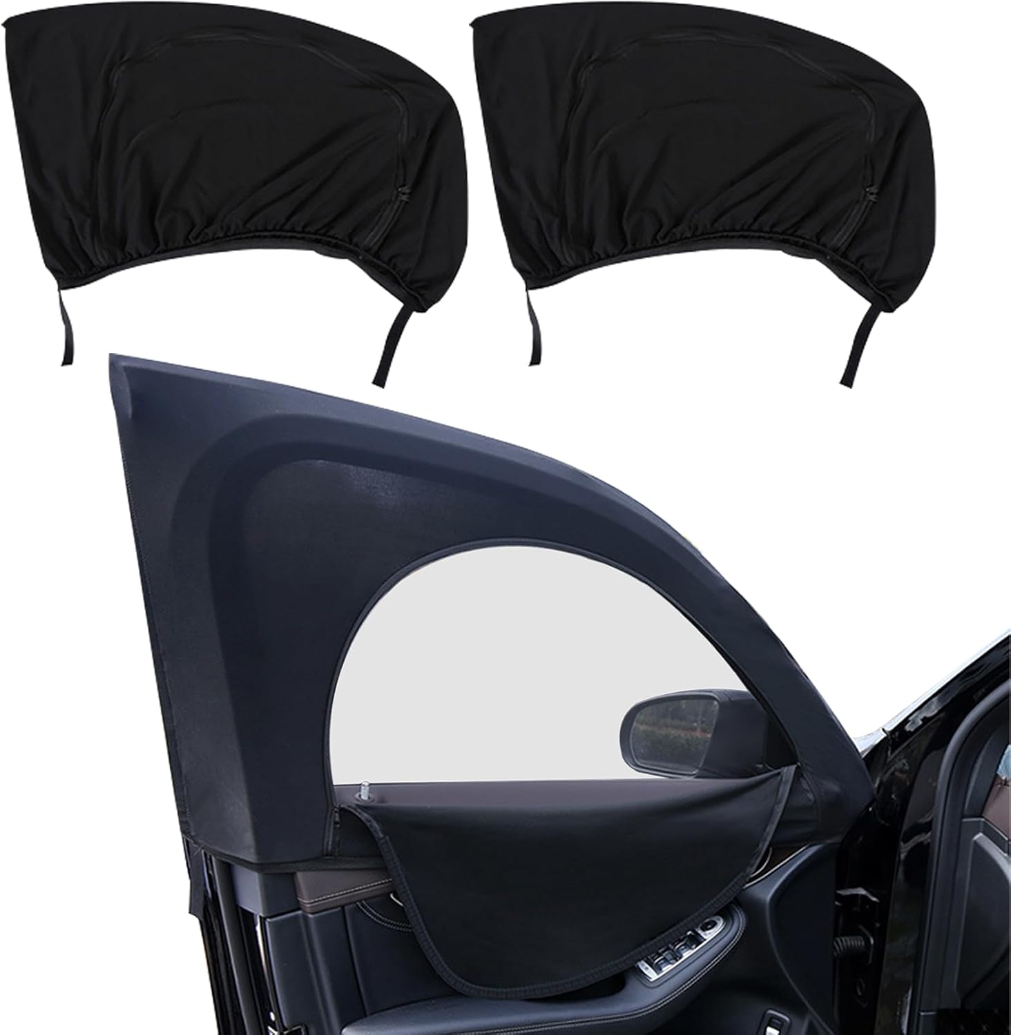 Amazon.com: Car Window Shades with Zipper, Car Sun Shade, Universal ...