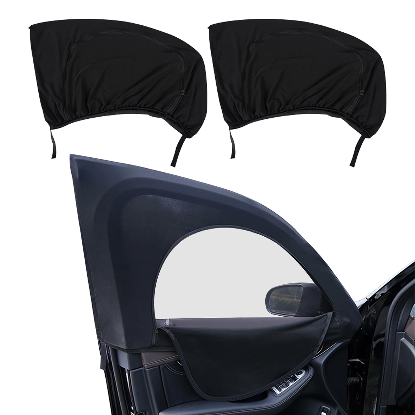 Amazon.com: 2PCS Car Window Shades, Front Rear Universal Automotive ...