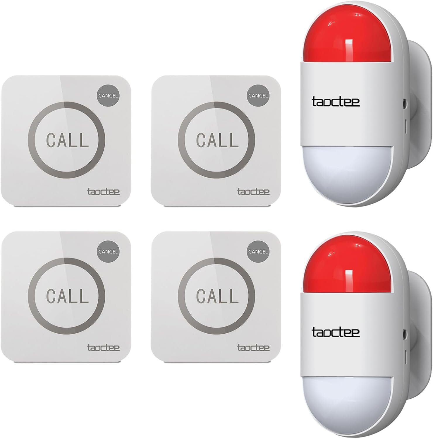taoctee Panic Button Alarm for Home Strobe Siren Panic Alarm System for ...