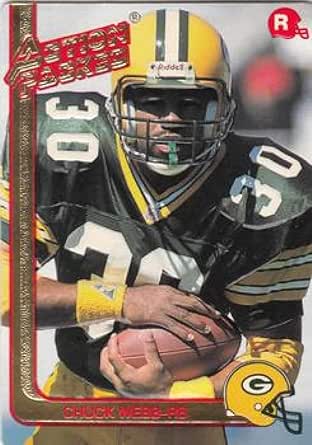 Amazon.com: 1991 Action Packed Rookie Update Football #49 Chuck Webb RC ...