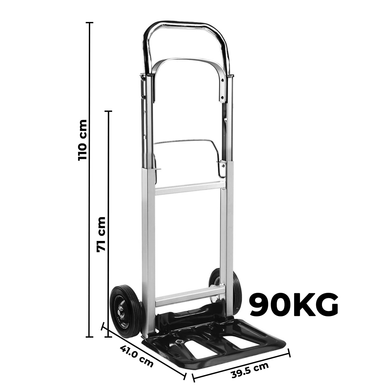 Buy WMR Heavy Duty Folding Sack Truck | Aluminium Trolley On Wheels ...