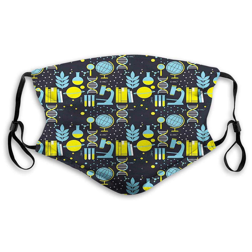 Comfortable Printed mask,Education, Science Class Themed Biology ...