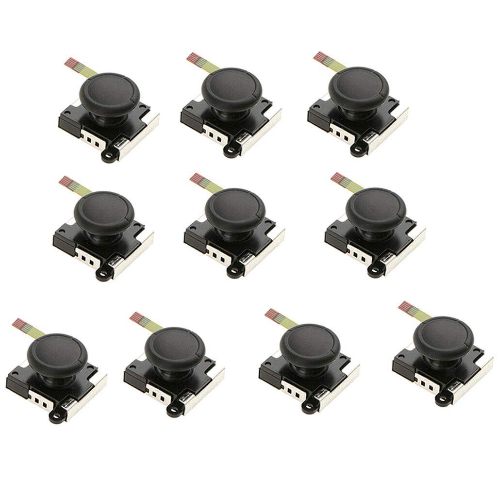 Generic 10Pcs 3D L R Joystick Analog Rocker Stick Repair for Nintendo ...