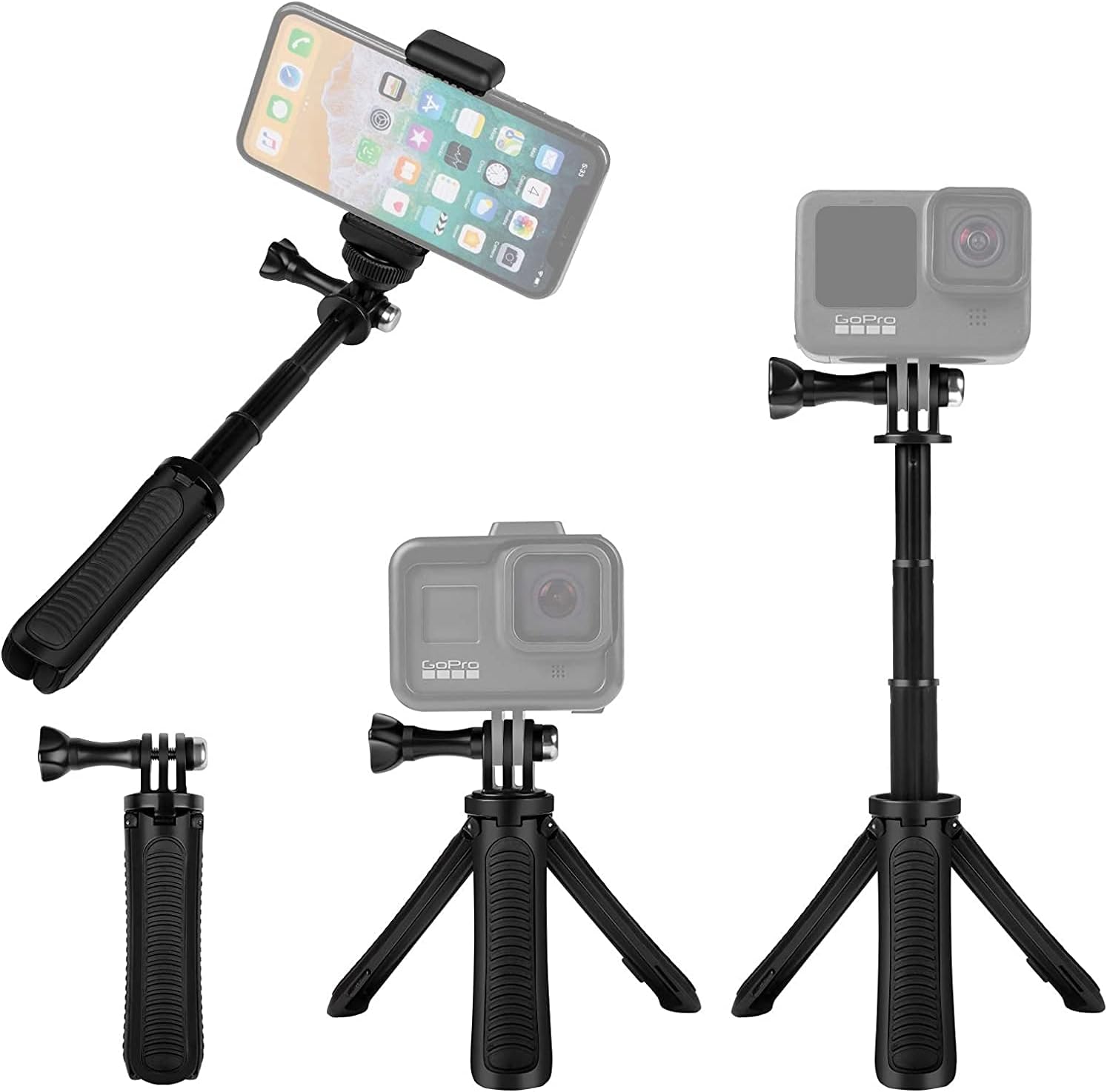 23cm/Inch Mini Tripod Selfie Stick for Camera,Webcam Stand,Compatible ...