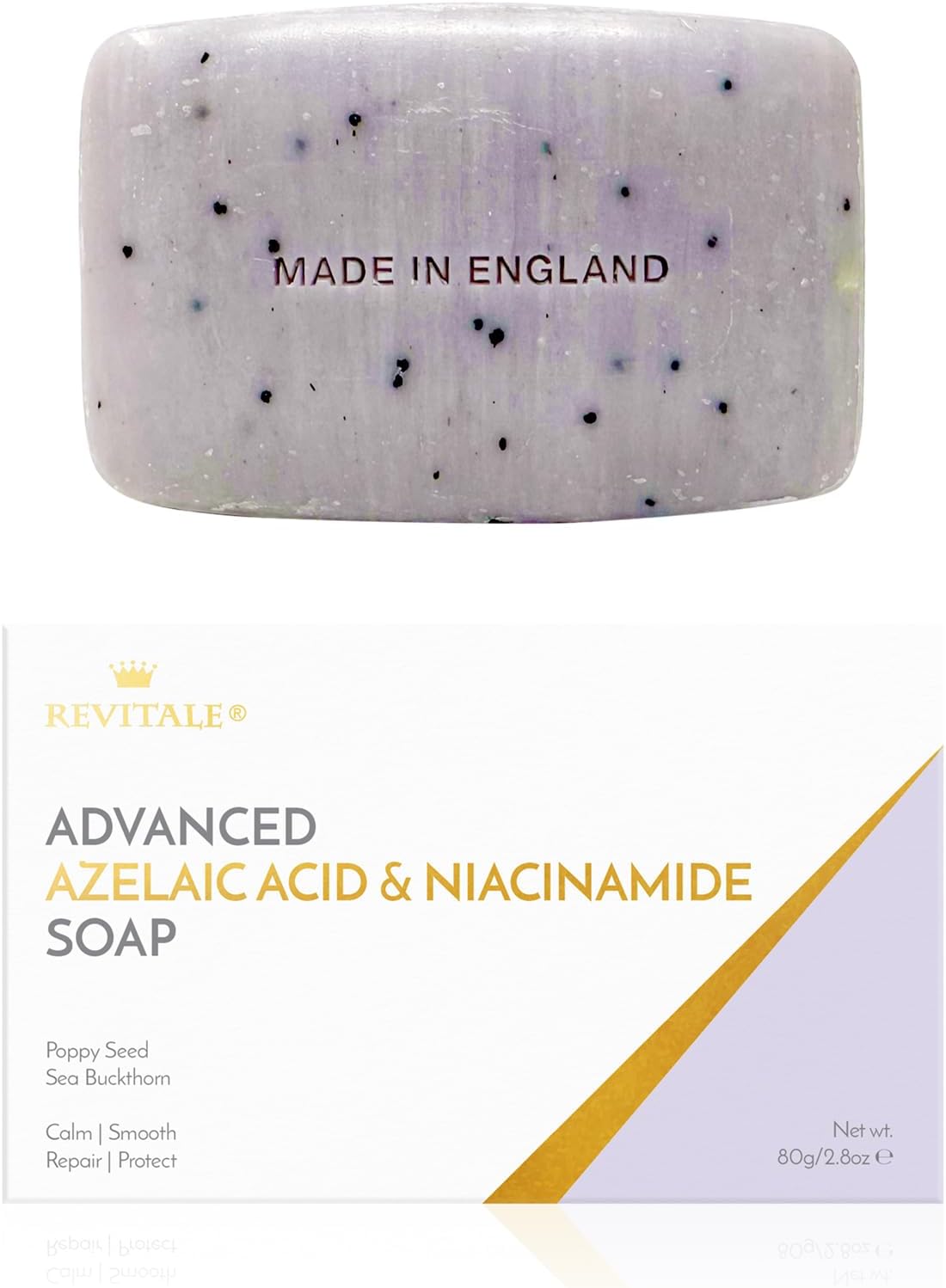 Amazon.com : Revitale Advanced Azelaic Acid and Niacinamide Soap ...