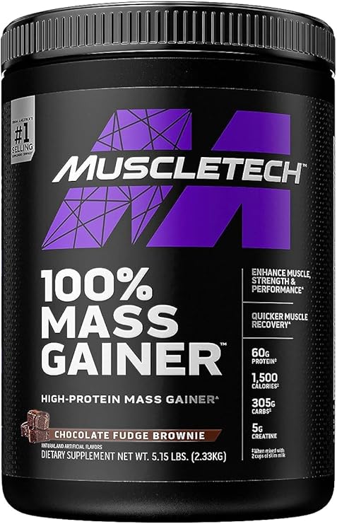 Amazon.com: MuscleTech High Protein Mass Gainer for Men & Women ...