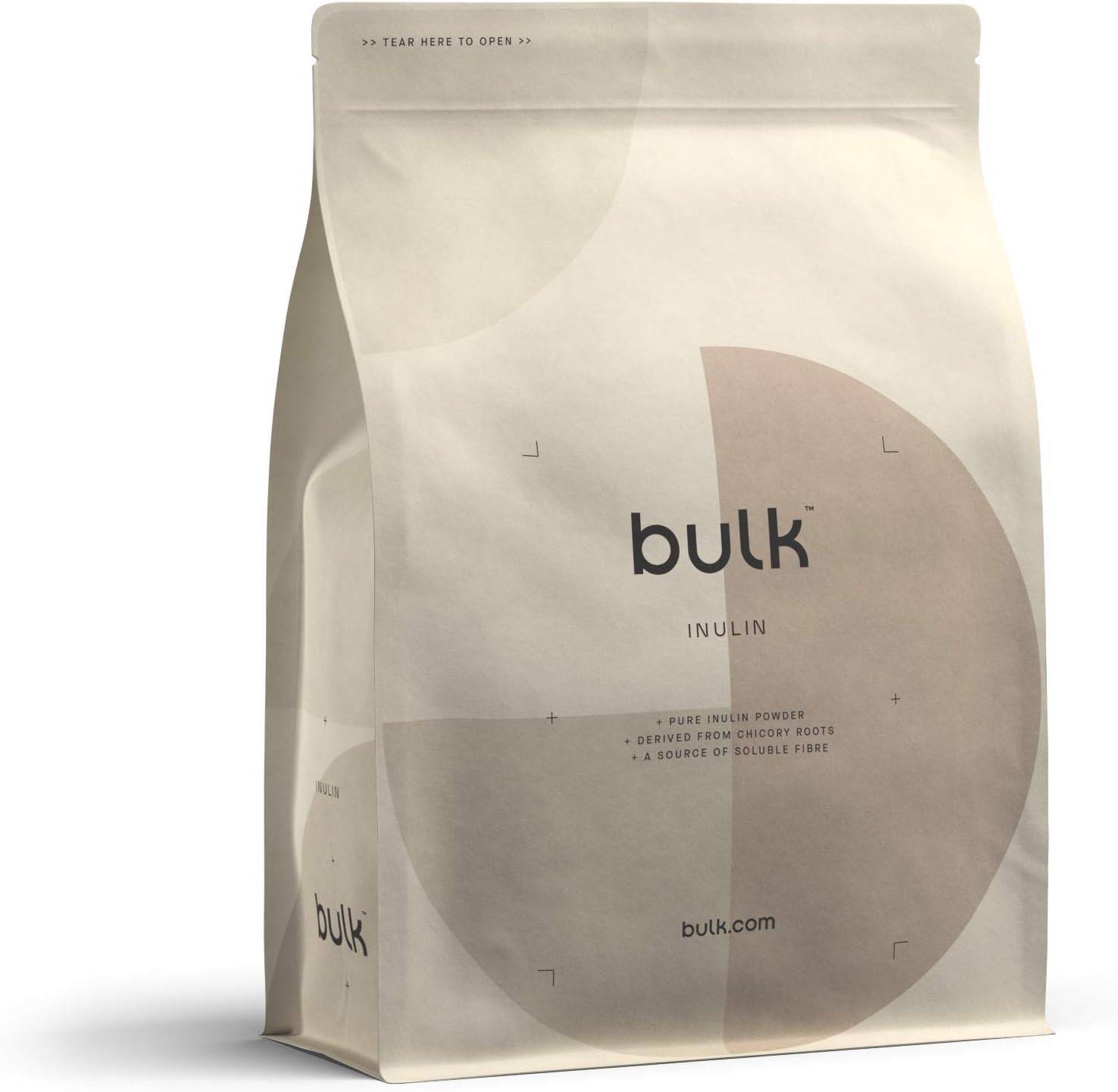 Bulk Inulin Powder, High in Fibre, 500 g, 100 Servings, Packaging May ...