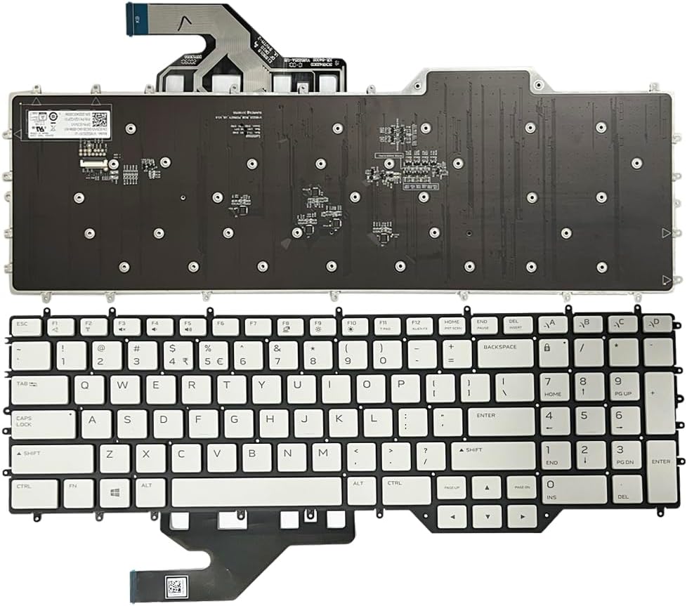 Amazon.com: GinTai RGB Laptops Keyboard Backlit US Replacement for Dell ...