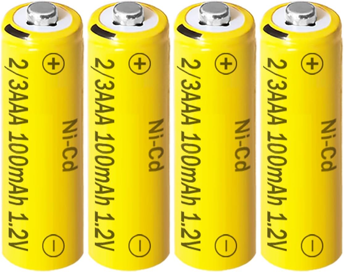 Amazon.com: Zsolarigt Ni-CD 2/3AAA 100mAh 1.2V Rechargeable Solar Light ...