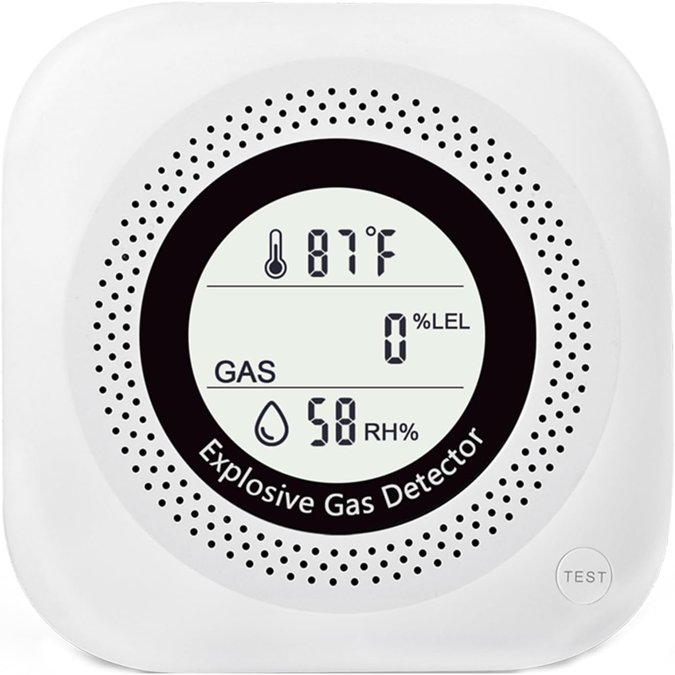 Natural Gas Detector, Plug-in Home Gas Alarm and Monitor, Propane Gas ...