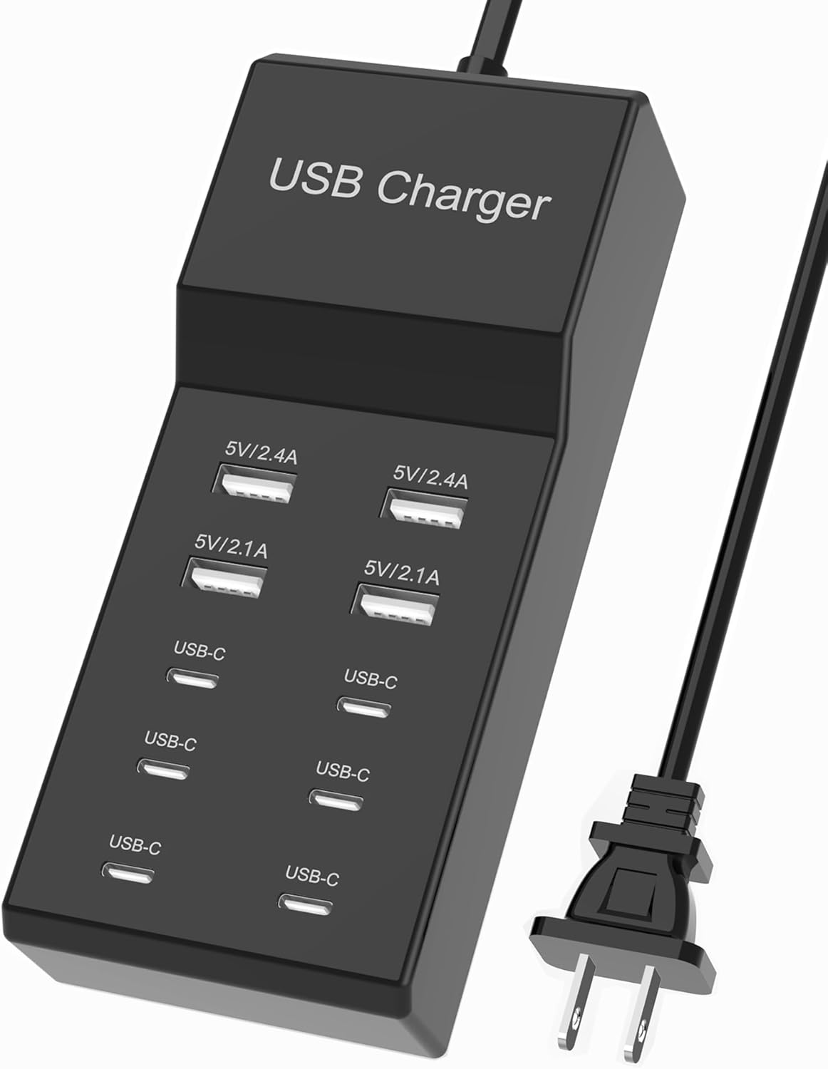 Amazon.com: USB C Charger Block 10-Port USB-C Charging Station 6 USBC ...