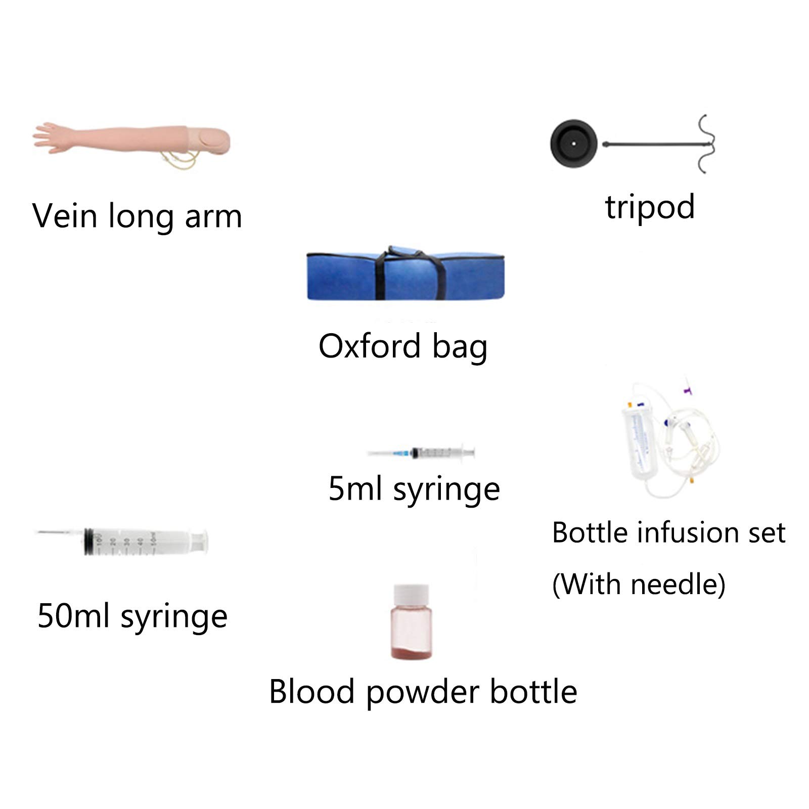 Buy Venipuncture Arm Model, Intramuscular Injection Practice Kit ...