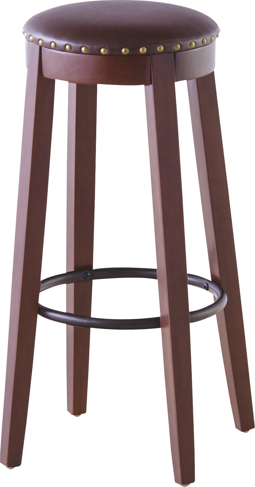 Amazon.com: AZUMAYA RKC-267BR Counter High Stool Vintage Style, W12.2 x ...