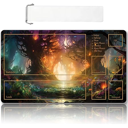 Amazon.com: MTG Playmat with Free Plastic Storage Tube and Bag ...