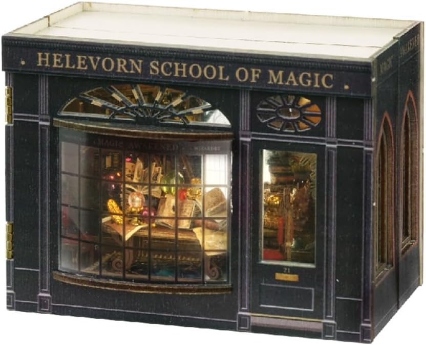 Amazon.com: TKOWTB DIY Book Nook Kit with 3D Puzzle Model Building ...