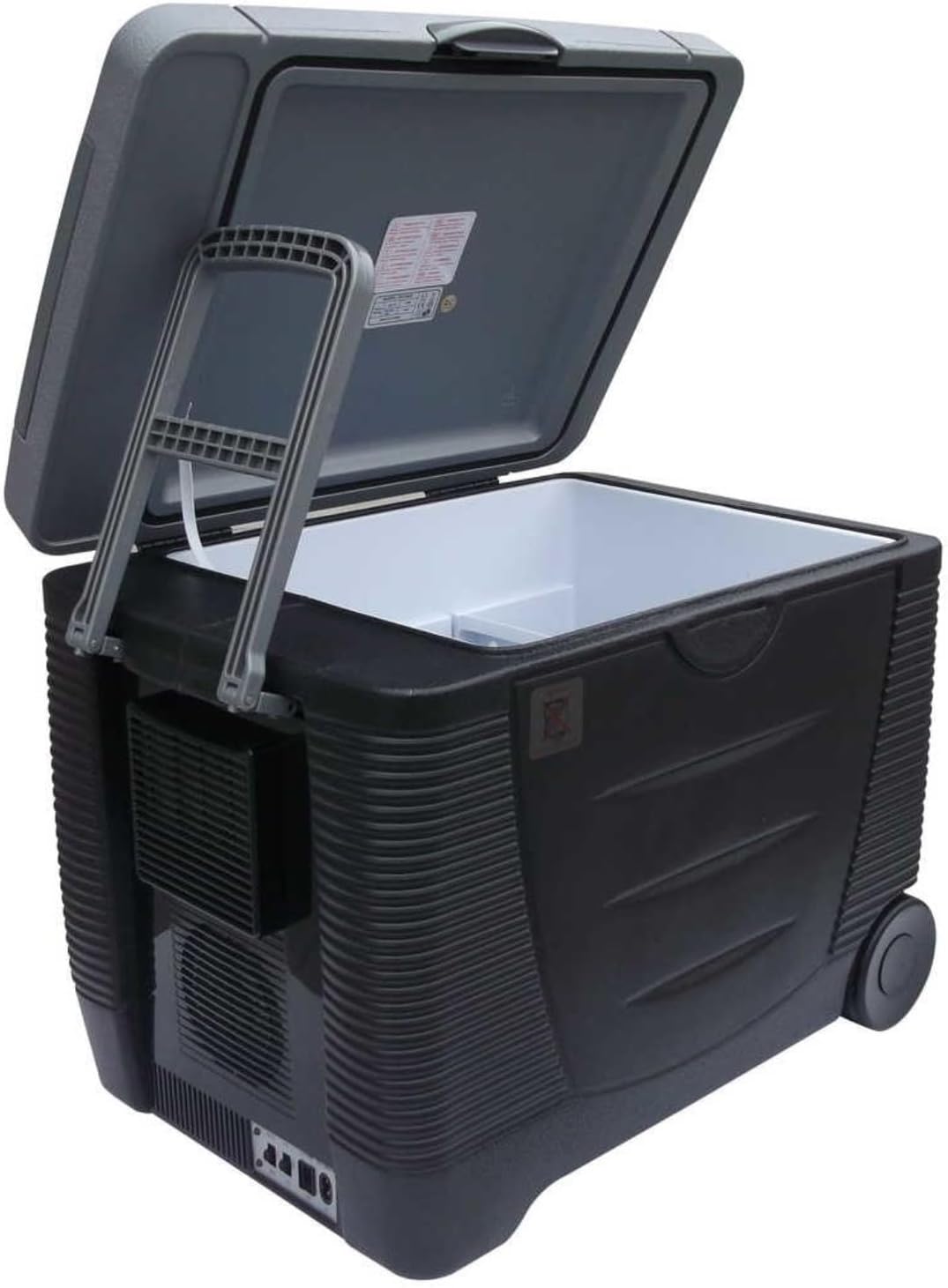 electriQ 45L Large Electric Plug in Portable Cool Box in Black with ...