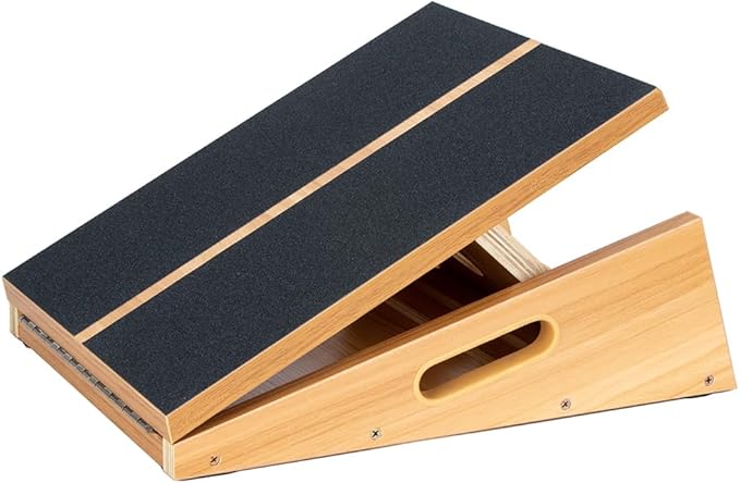 StrongTek Professional Wooden Slant Board, Adjustable Incline Board ...