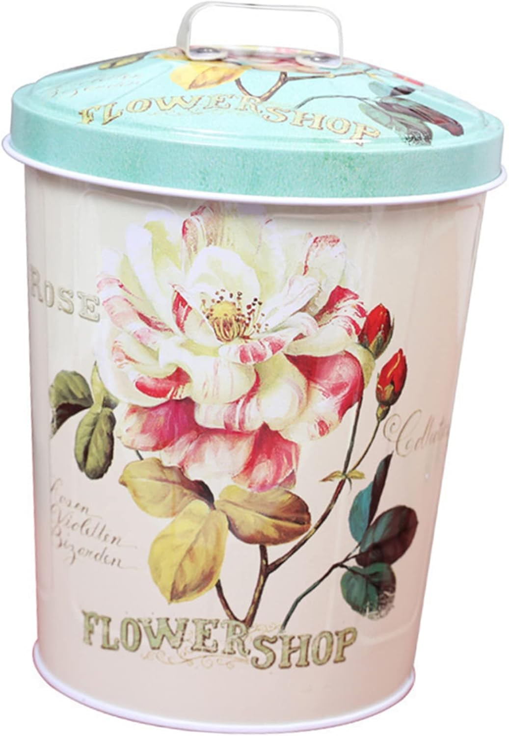 UPKOCH 1 Piece Box Biscuit Storage Box Metal Container with Lid Biscuit ...