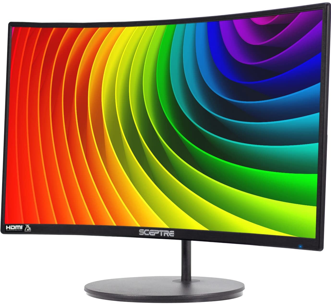 Sceptre Curved 27" 75Hz LED Monitor HDMI VGA Build-In Speakers, EDGE ...