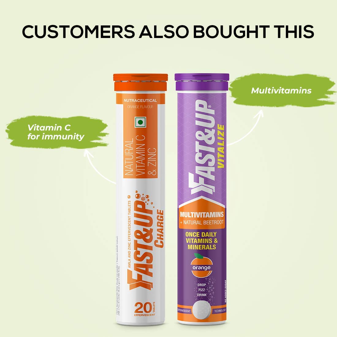 Fast&Up Fortify - Calcium with Essential Vitamin D3 for Complete Health ...